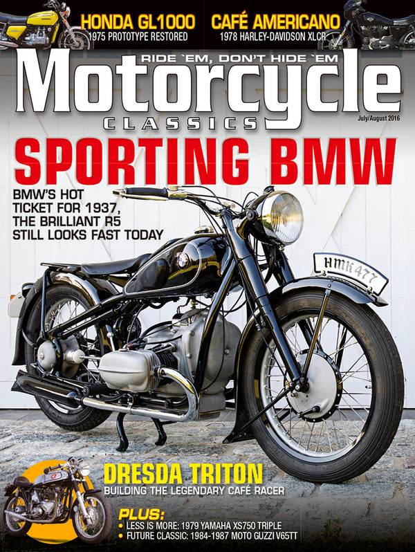 MOTORCYCLE CLASSICS MAGAZINE, JULY/AUGUST 2016 – Motorcycle Classics